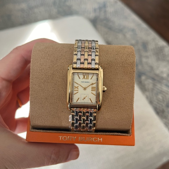 Tory Burch | Accessories | Nwt Tory Burch Eleanor Gold Silver Rosegold ...